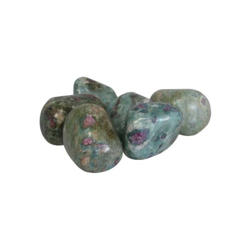 Pierre Roulée - Rubis Sur Fuschite et Autres Pierres chez Mandala