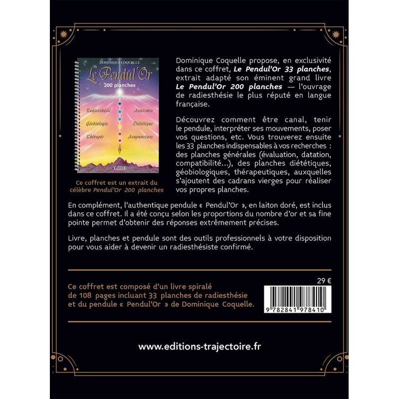 Coffret Le Pendul'Or ... Livre Pendule et Planches Chez Mandala